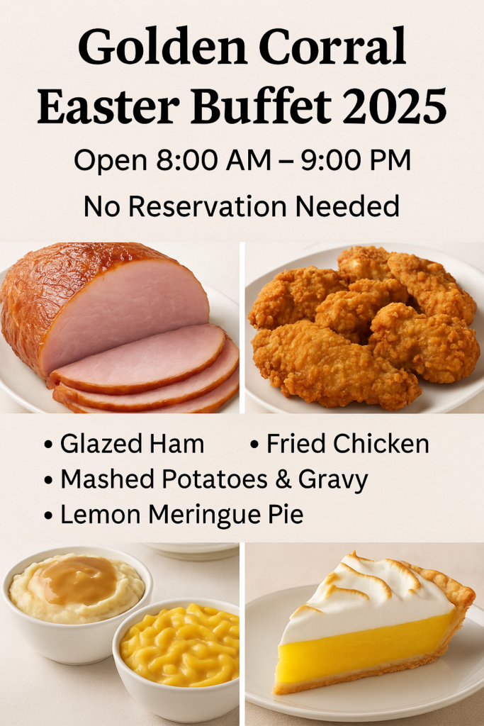 Golden Corral Easter Buffet 2025 Menu & To-Go Meals